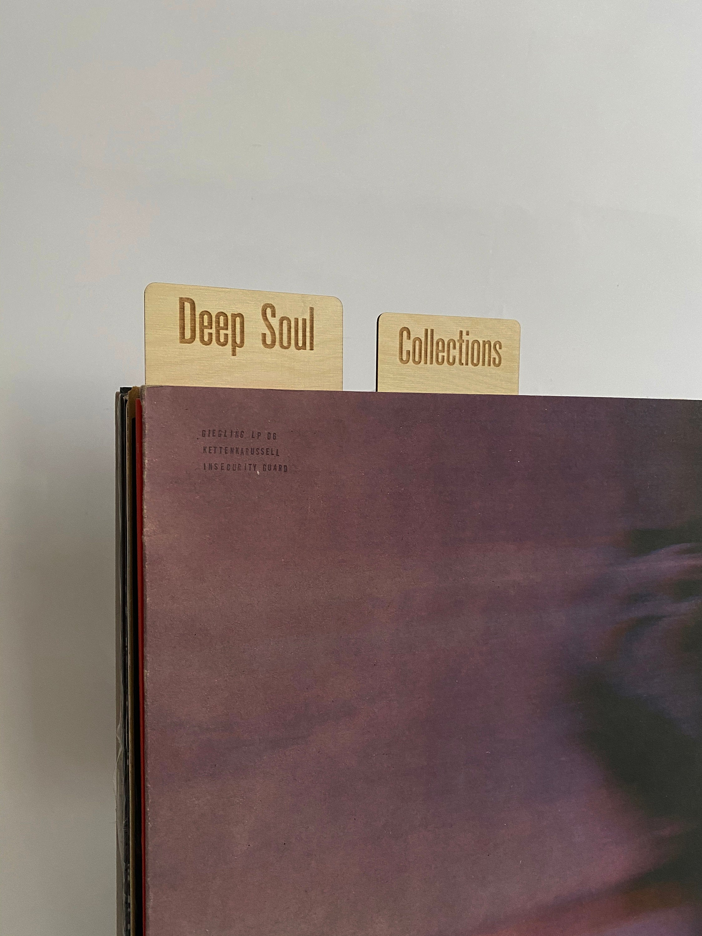 Eco Friendly, Set of Vertical Genre Dividers, Record Dividers, Custom ...